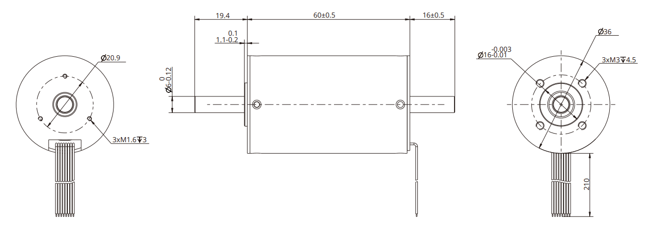 SLBLDC - Size 36mm - KOCO MOTION