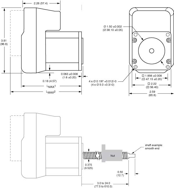 LMD23 NEMA 23 Ethernet TCP/IP External Linear Actuator IP20 - KOCO MOTION